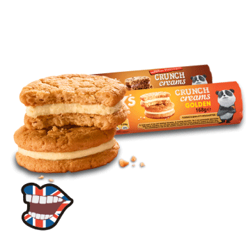 【英國】Fox’s Golden Crunch Cream 經典英式鮮奶油酥餅 | 歪國零食嘴｜世界必吃零食排行榜