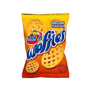 【愛爾蘭】Tayto Waffles 洋芋餅乾 培根口味 26g | 歪國零食嘴｜世界必吃零食排行榜