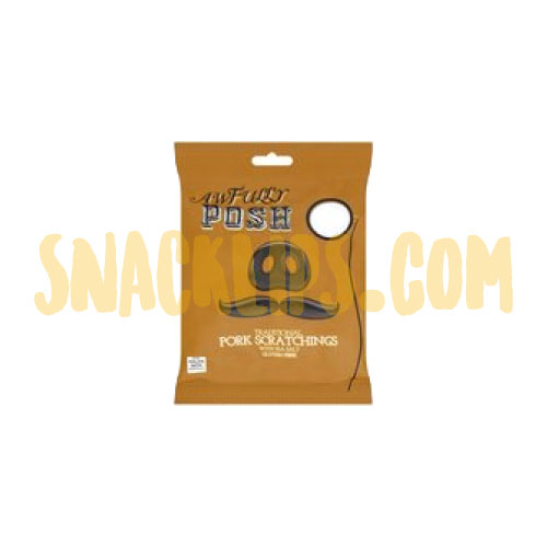 【英國】Awfully Posh 傳統海鹽口味炸豬皮餅乾 | 歪國零食嘴｜世界必吃零食排行榜